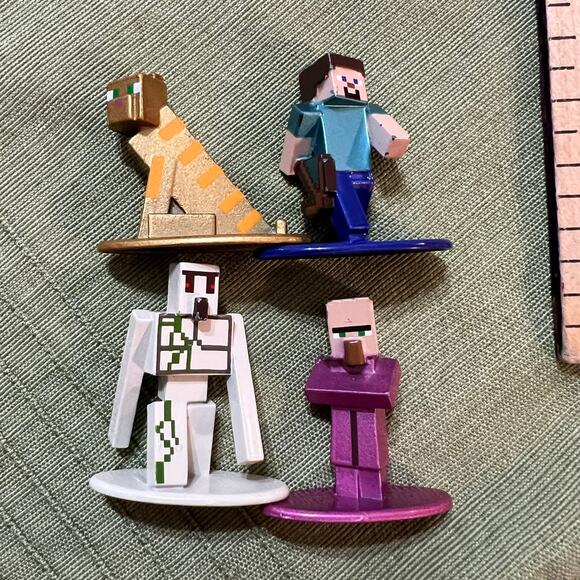 Unknown | Toys | 4 Minecraft Diecast Figurine | Poshmark